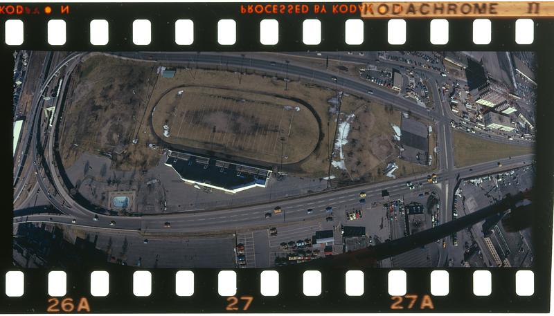 Logan Airport highway access aerial shot, Boston - Digital Commonwealth