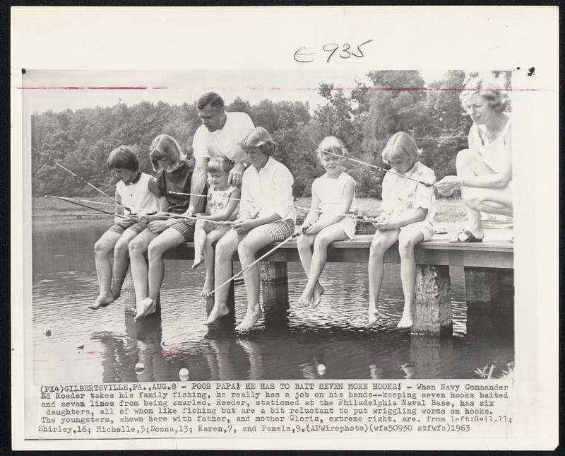 Poor Papa. He Has To Bait Seven More Hooks! – When Navy Commander Ed ...