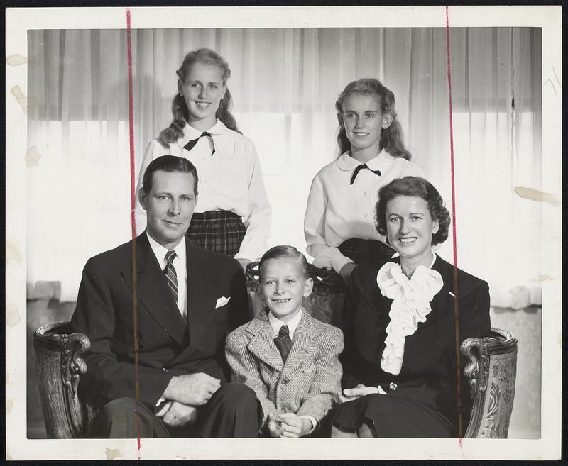 The Tobin Family Seated: His Excellency Maurice J. Tobin, Governor ...