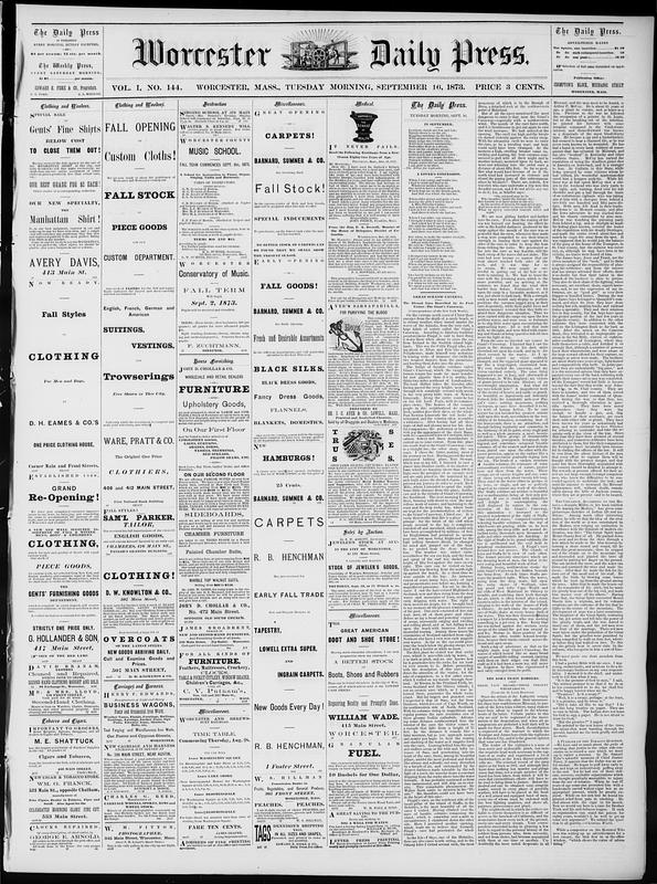 Worcester Daily Press - Digital Commonwealth