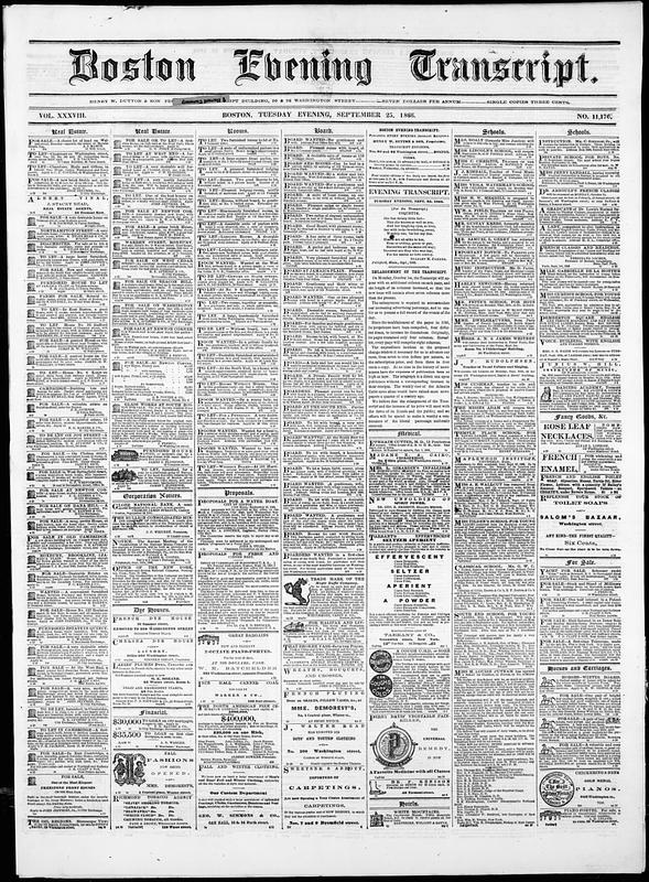 Boston Evening Transcript - Digital Commonwealth