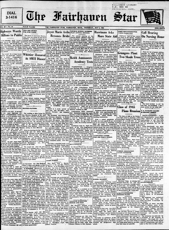 The Fairhaven Star. May 06, 1965 - Digital Commonwealth