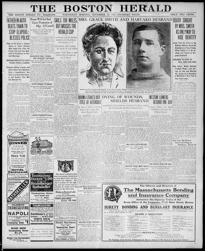 The Boston Herald. November 27, 1907 - Digital Commonwealth