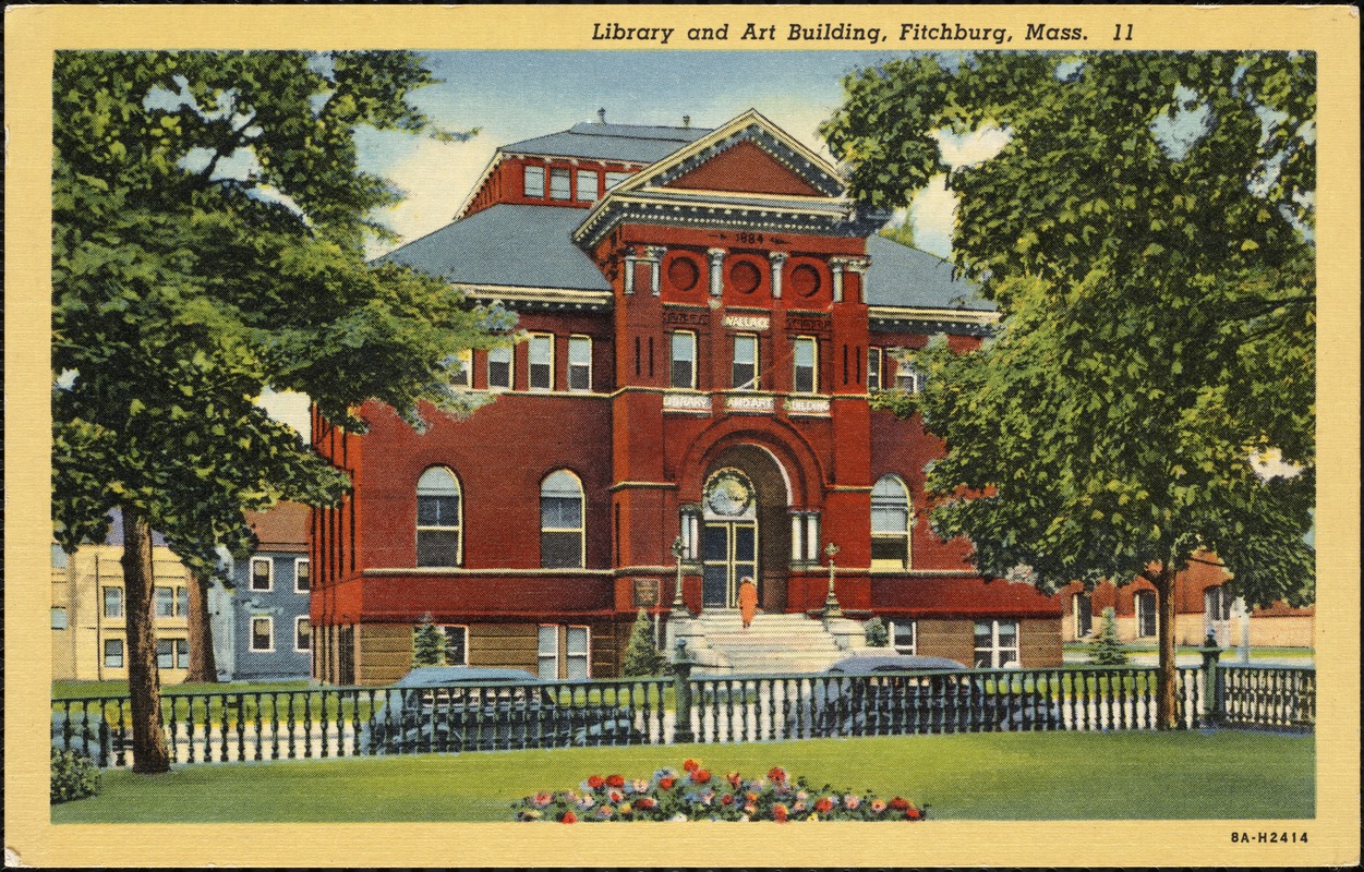 Wallace Library and Art Building, Fitchburg, Mass. - Digital Commonwealth