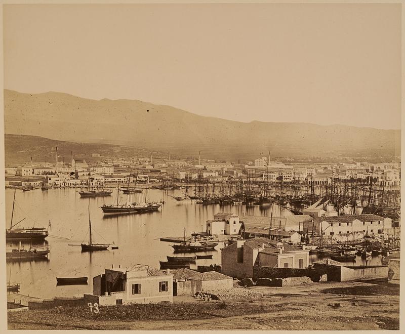 Harbor at Piraeus, Greece, seaport of Athens - Digital Commonwealth