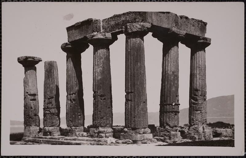 Temple of Apollo, at Corinth - Digital Commonwealth