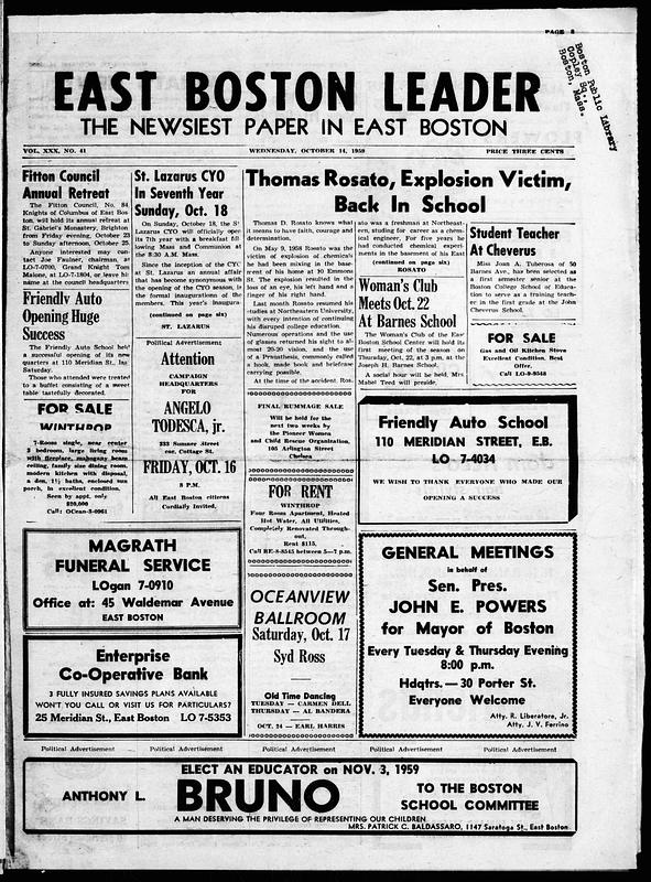 East Boston Leader, October 14, 1959 - Digital Commonwealth