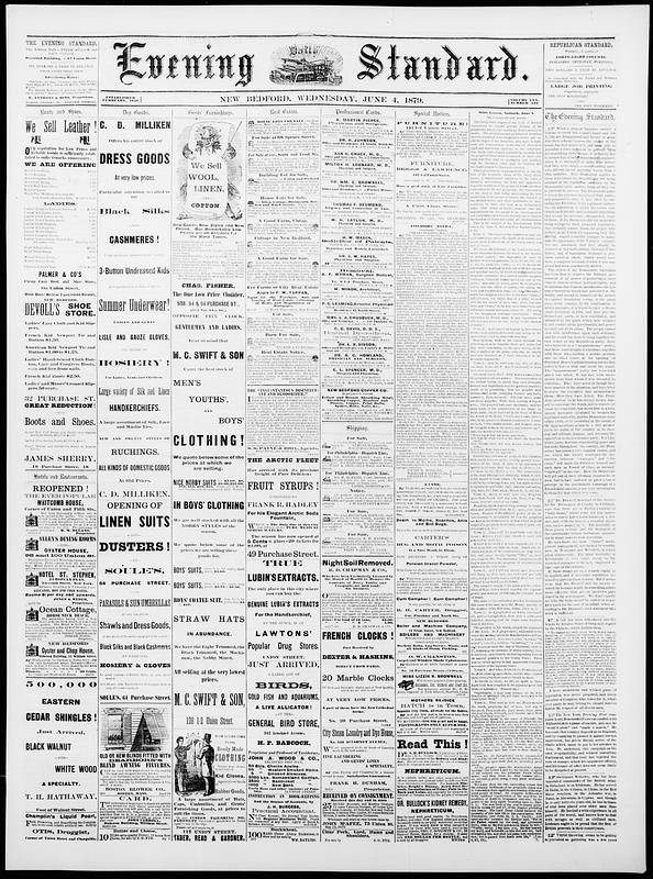 Evening Standard. June 04, 1879 - Digital Commonwealth