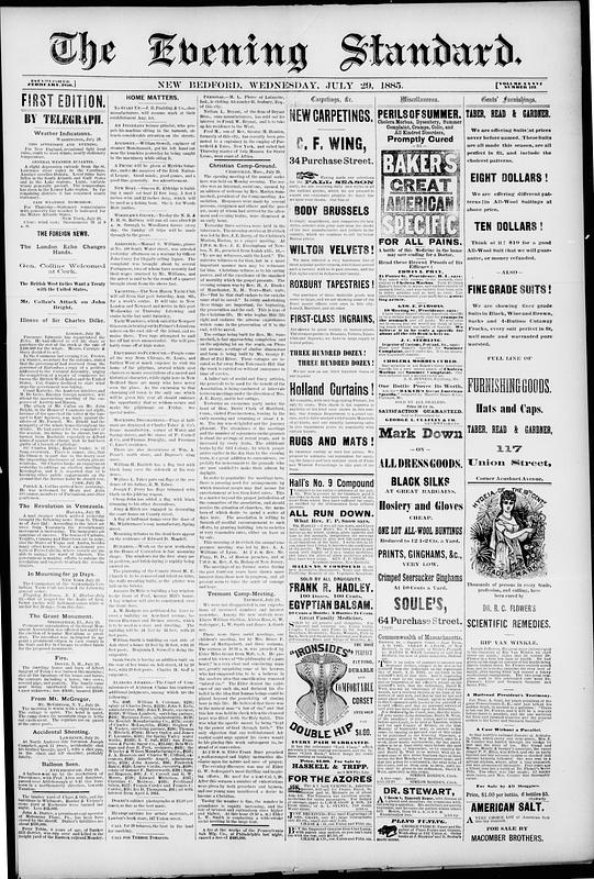 Evening Standard. July 29, 1885 - Digital Commonwealth