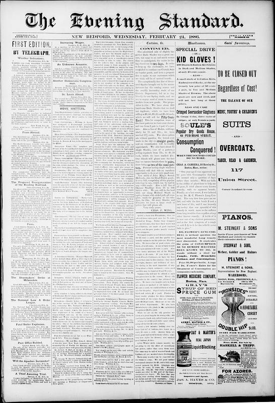 Evening Standard. February 24, 1886 - Digital Commonwealth