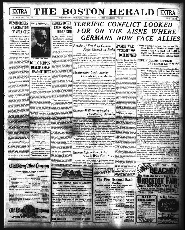The Boston Herald. September 16, 1914 - Digital Commonwealth