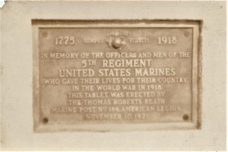 Tablet at base of Marine Memorial, Marine base Quantico, VA - Digital ...