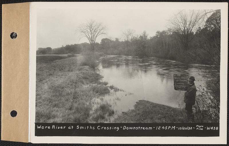 Ware River at Smiths Crossing, looking downstream, Barre, Mass., 12:45 ...