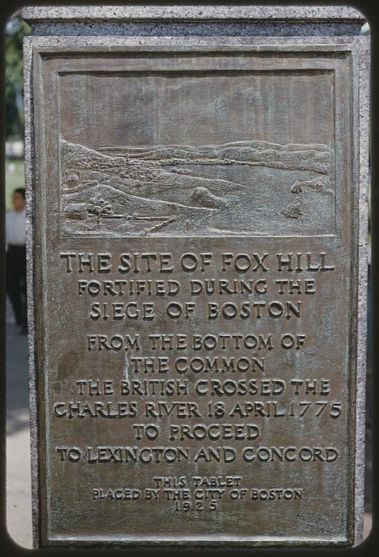 Tablet, Fox Hill, Common gate - Digital Commonwealth