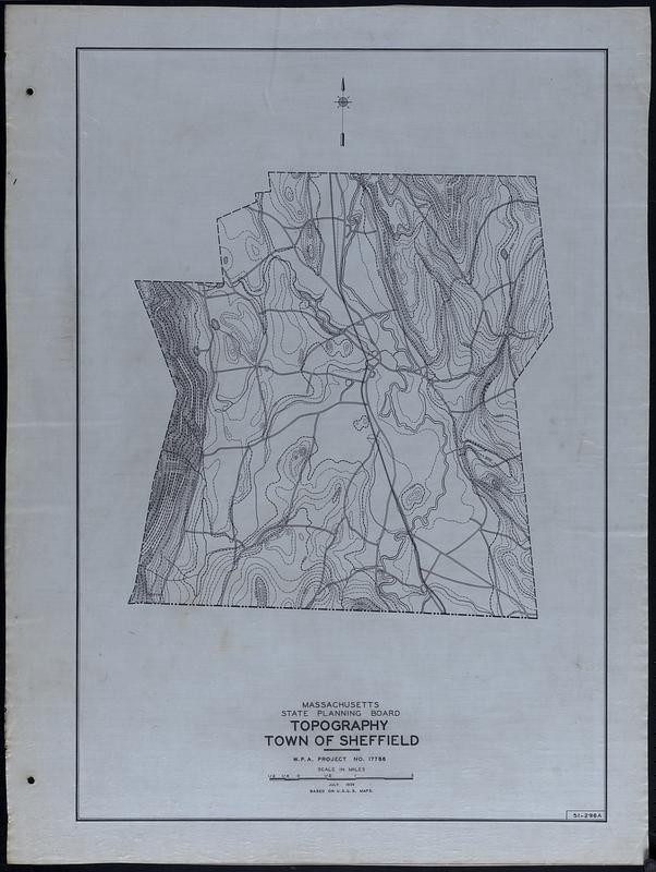 Topography Town of Sheffield - Digital Commonwealth
