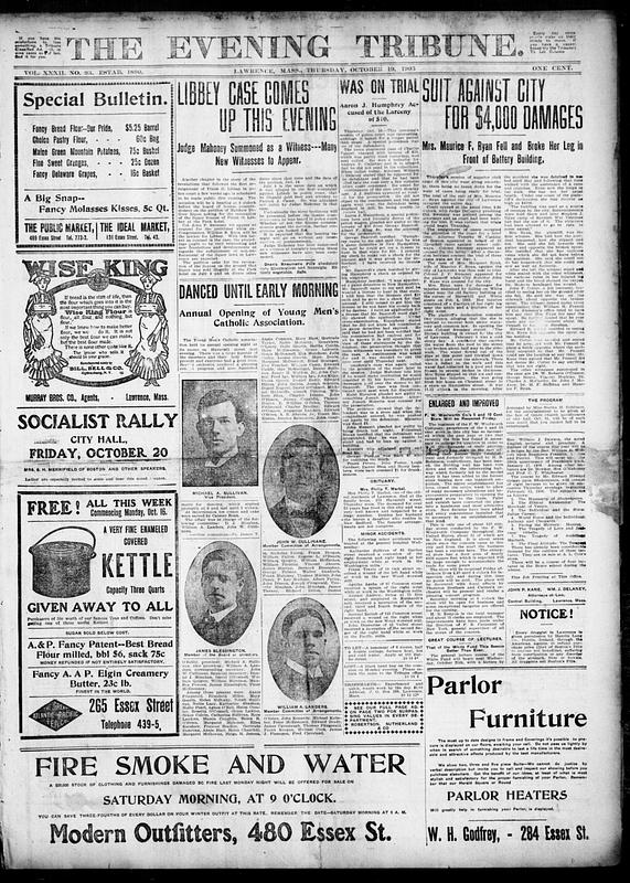 The Evening Tribune. October 19, 1905 - Digital Commonwealth