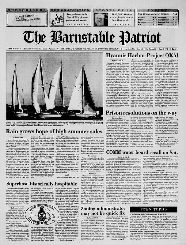 Barnstable Patriot. June 01, 1995 - Digital Commonwealth