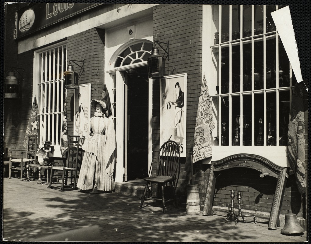 Nantucket antique shop - Digital Commonwealth