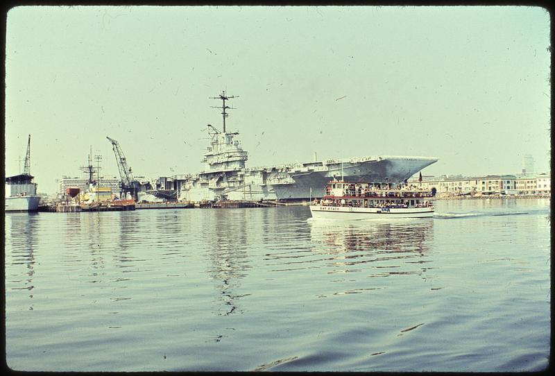 Cruise boat in front of U.S. Naval Docks - South Boston - Digital ...