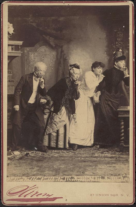 James Lewis, Mrs Gilbert, Edith Kingdon, & Virginia Dreher in "Halbe ...