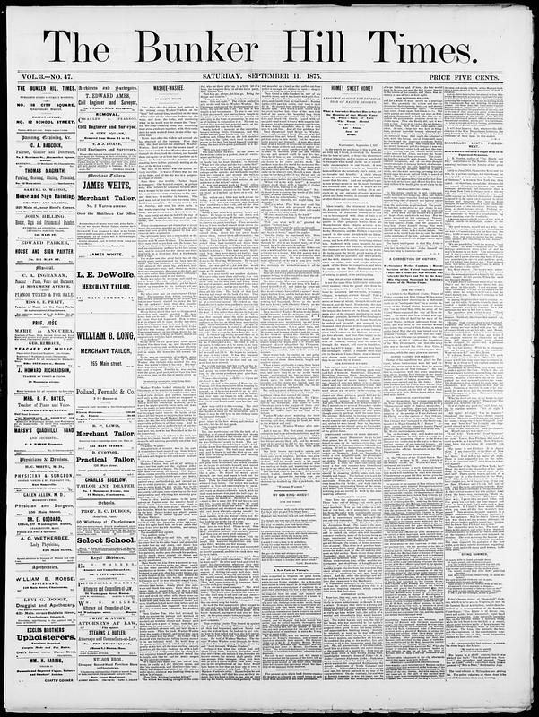 The Bunker Hill Times, September 11, 1875 - Digital Commonwealth