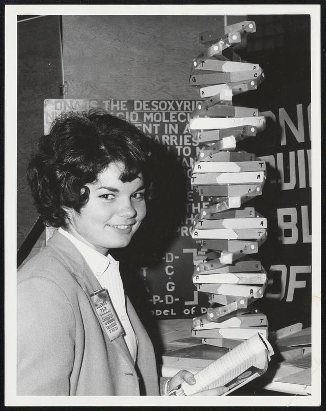 Fair Scientist-Patricia Killion, 16, of Quincy, smiles in front of the ...