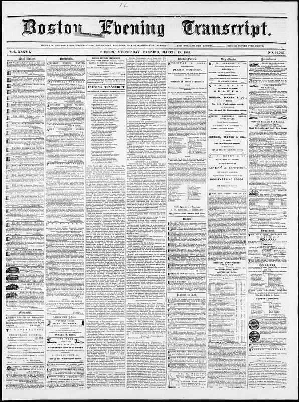 Boston Evening Transcript - Digital Commonwealth