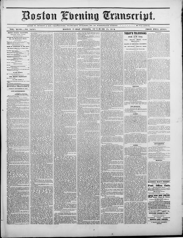 Boston Evening Transcript - Digital Commonwealth