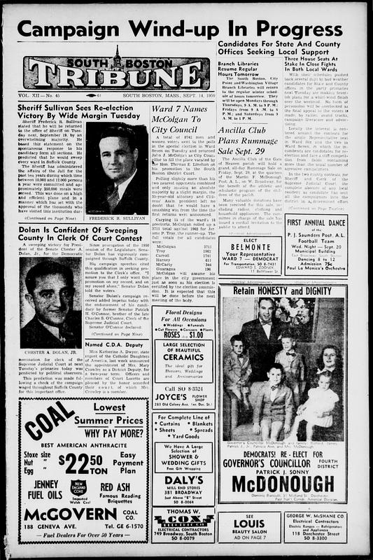 South Boston Tribune. September 14, 1950 - Digital Commonwealth