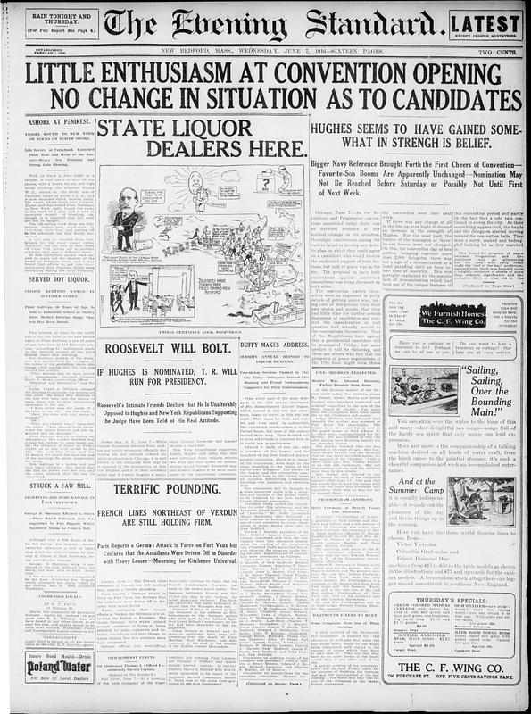 Evening Standard. June 07, 1916 - Digital Commonwealth
