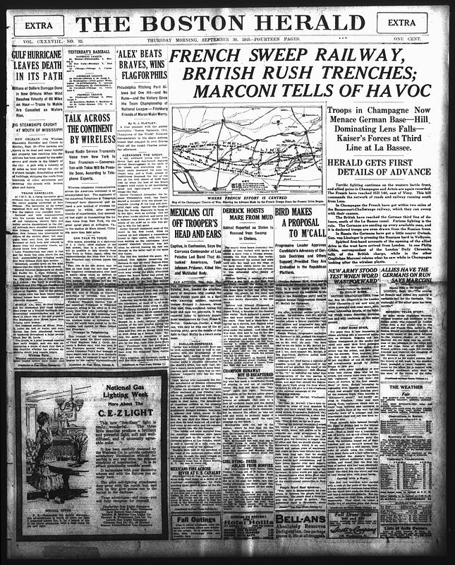 The Boston Herald. September 30, 1915 - Digital Commonwealth