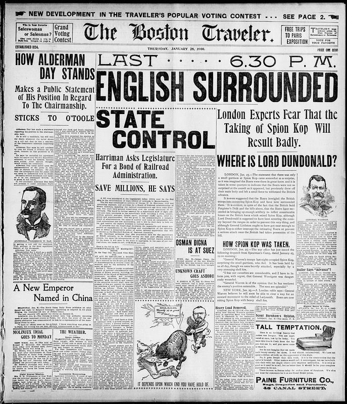 The Boston Traveler. January 25, 1900 - Digital Commonwealth