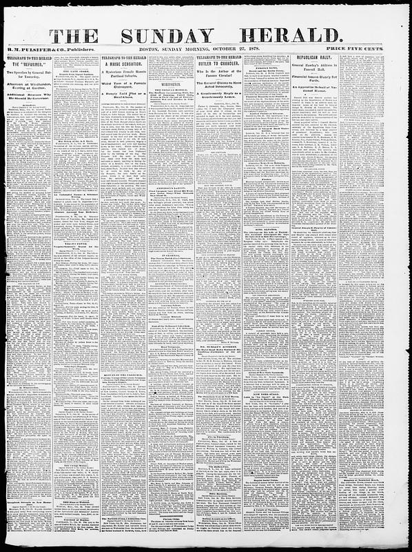 The Boston Herald. October 27, 1878 - Digital Commonwealth