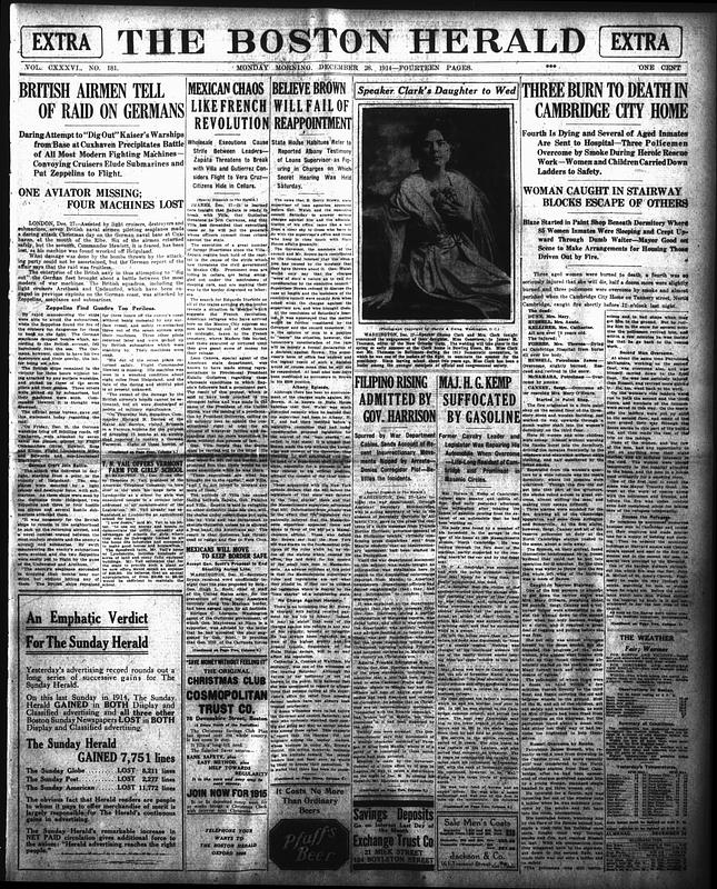 The Boston Herald. December 28, 1914 - Digital Commonwealth