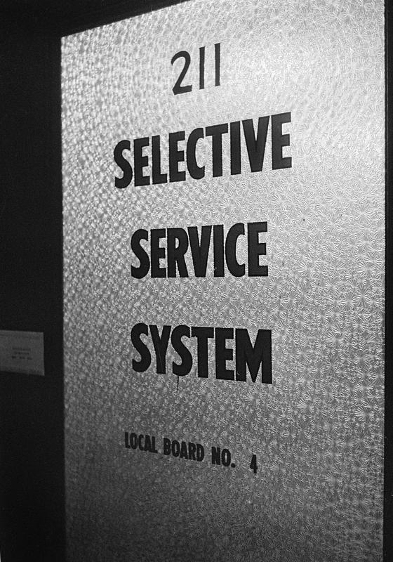 Selective Service Systems, military draft, New Bedford - Digital ...