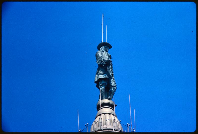 Statue of William Penn on top of Philadelphia City Hall, Philadelphia ...