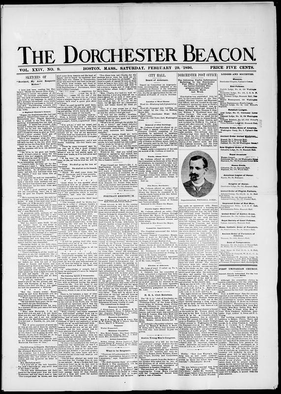 The Dorchester Beacon, February 29, 1896 - Digital Commonwealth