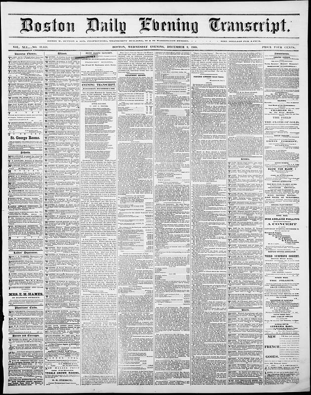 Boston Daily Evening Transcript - Digital Commonwealth