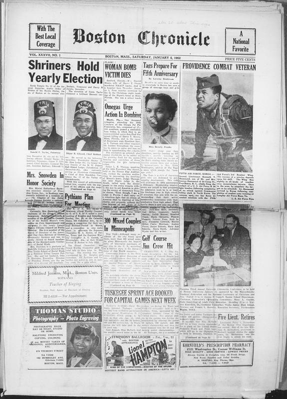 Boston Chronicle. January 05, 1952 - Digital Commonwealth