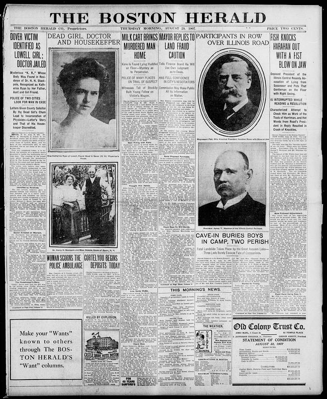 The Boston Herald. August 29, 1907 - Digital Commonwealth