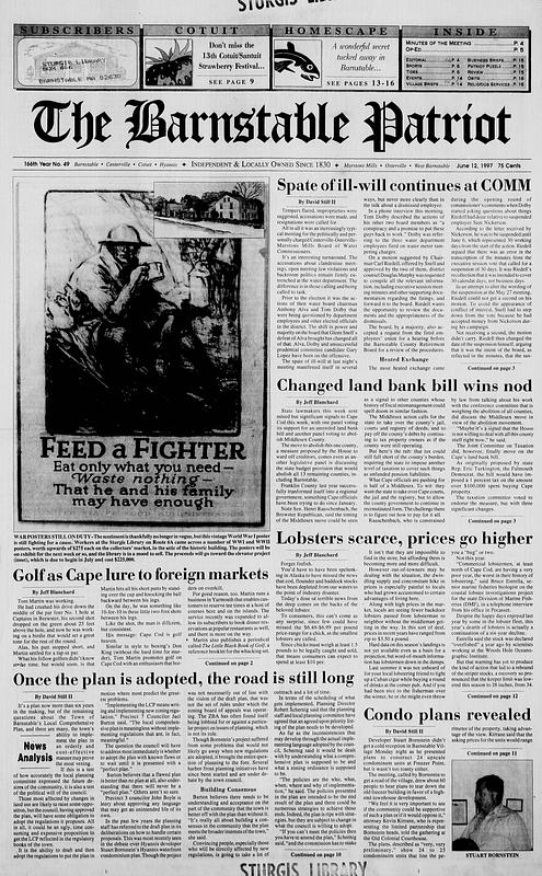 Barnstable Patriot. June 12, 1997 - Digital Commonwealth