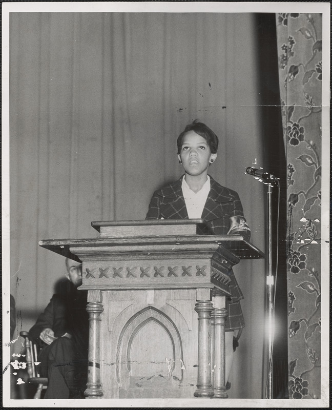 Ruby Pierce, president, Cambridge High and Latin student council ...