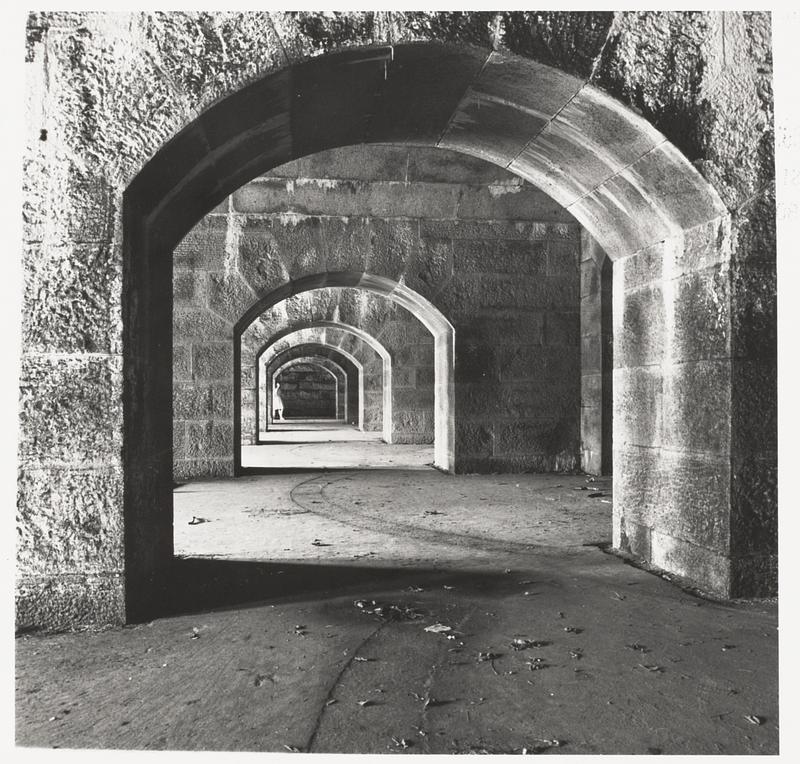 Ft. Independence, Castle Island, South Boston. Photo of interior before ...