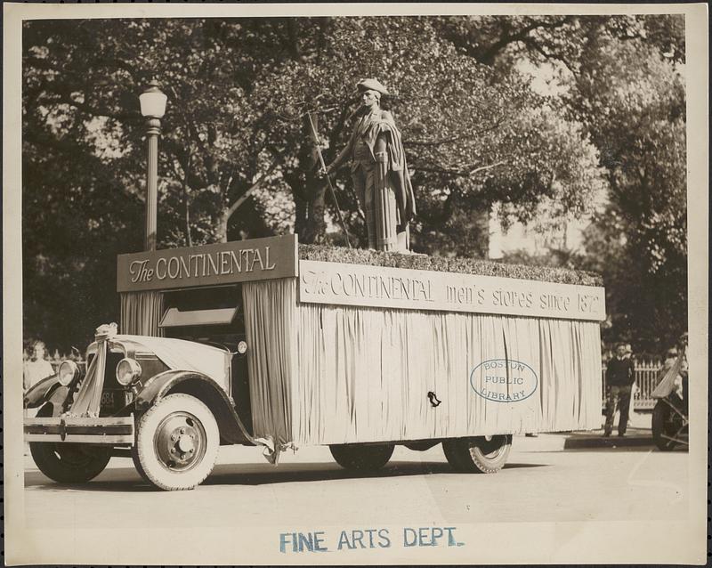 Tercentenary, Continental store float - Digital Commonwealth