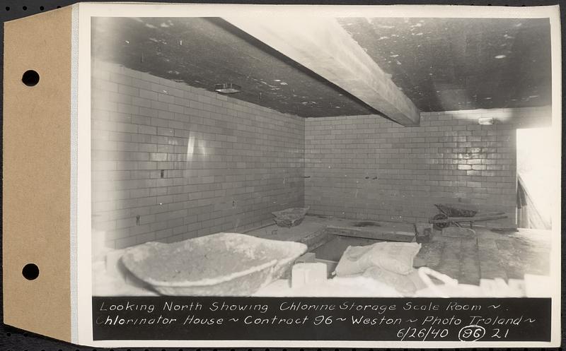 Contract No. 96, Chlorine Storage House and Equipment and Chlorinating ...