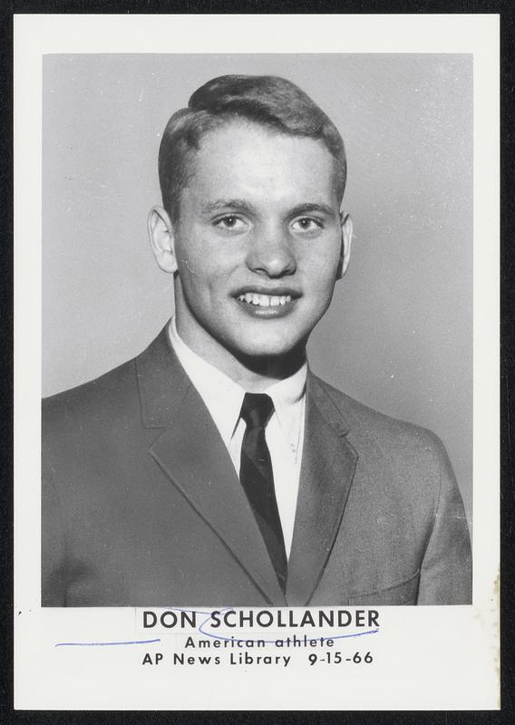 Don Schollander American athlete - Digital Commonwealth