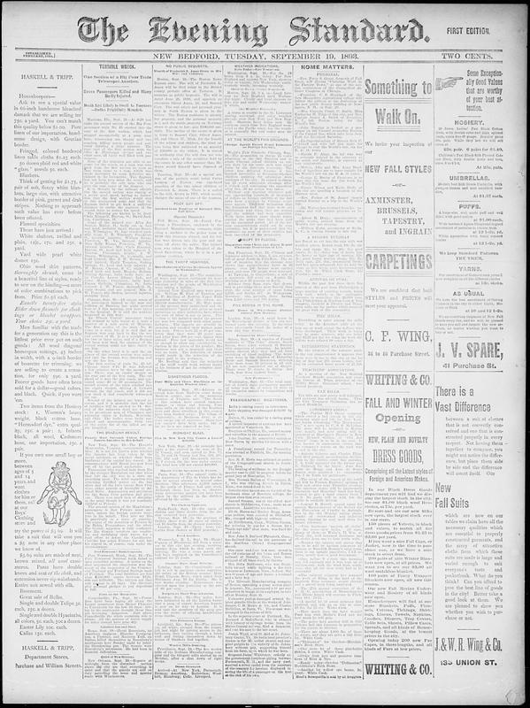Evening Standard. September 19, 1893 - Digital Commonwealth