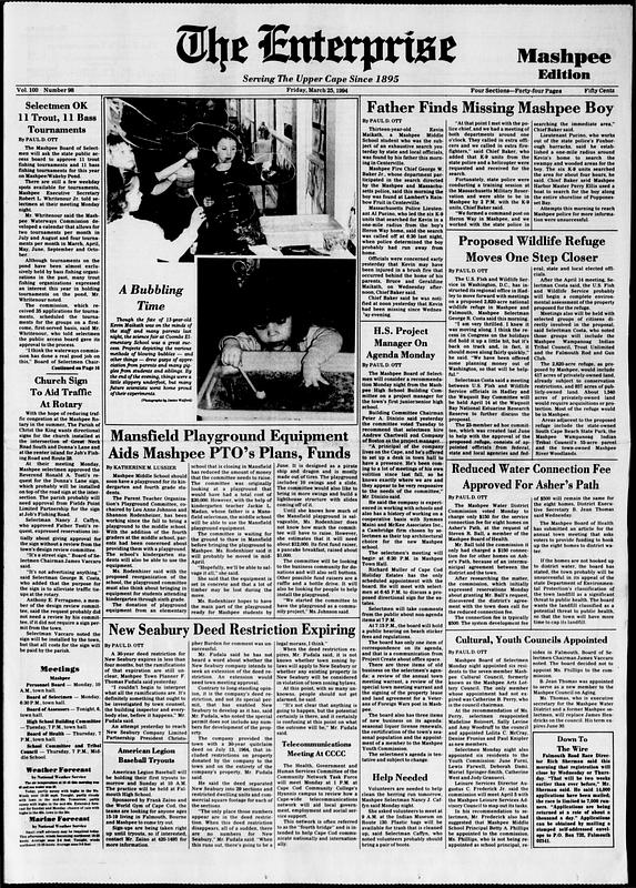 The Mashpee Enterprise. March 25, 1994 - Digital Commonwealth