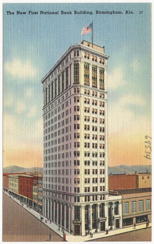 The New First National Bank building, Birmingham, Ala - Digital ...