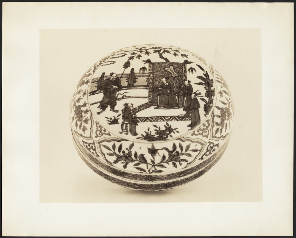 Chinese porcelain cake box - Digital Commonwealth